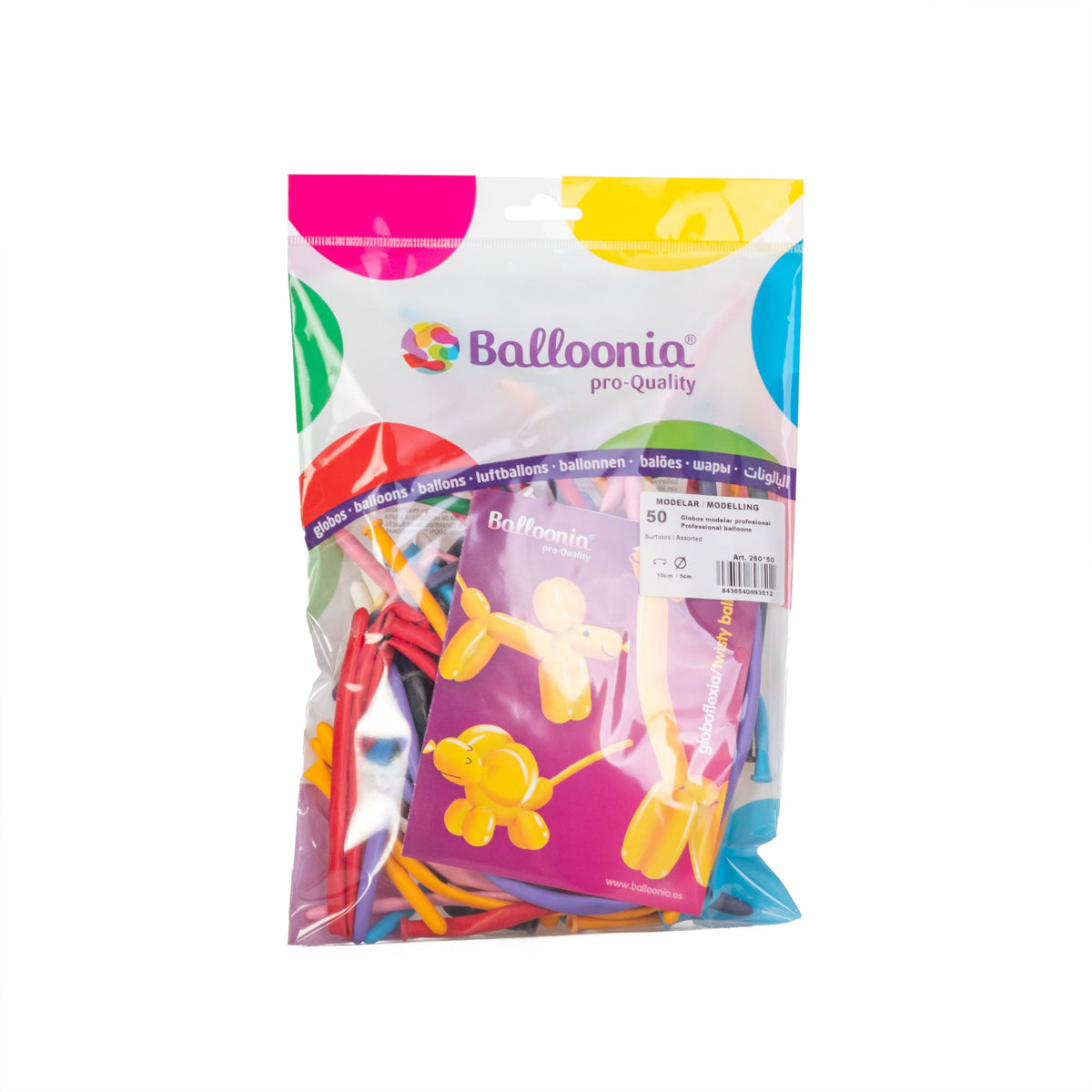 Balloonia Modelling Balloons - Assorted Colours - Size 260 – Firetoys US