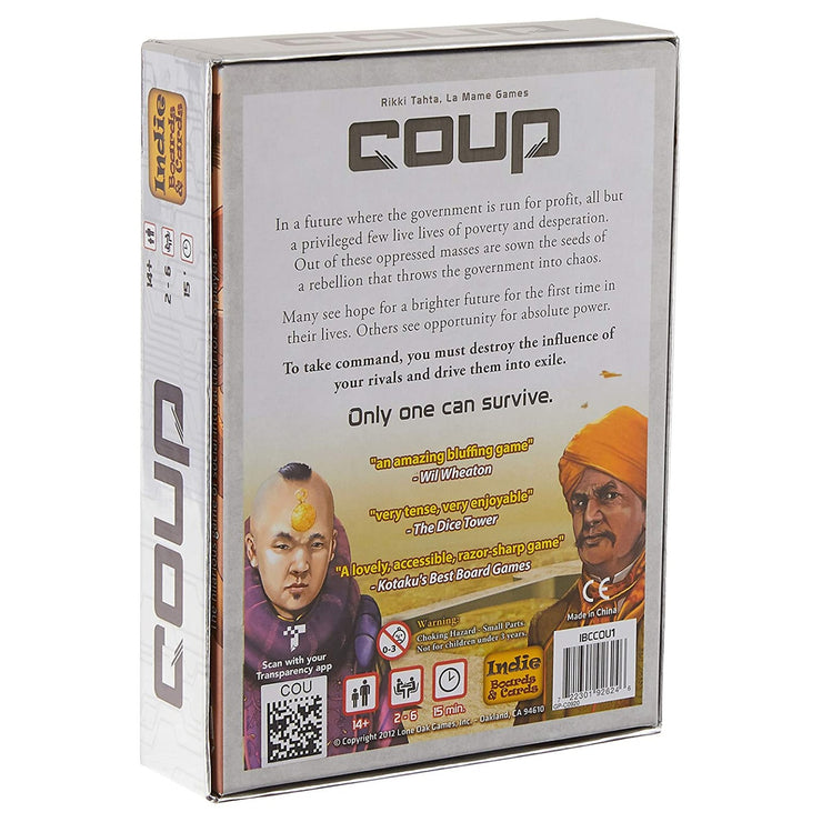 Coup Card Game – Firetoys US
