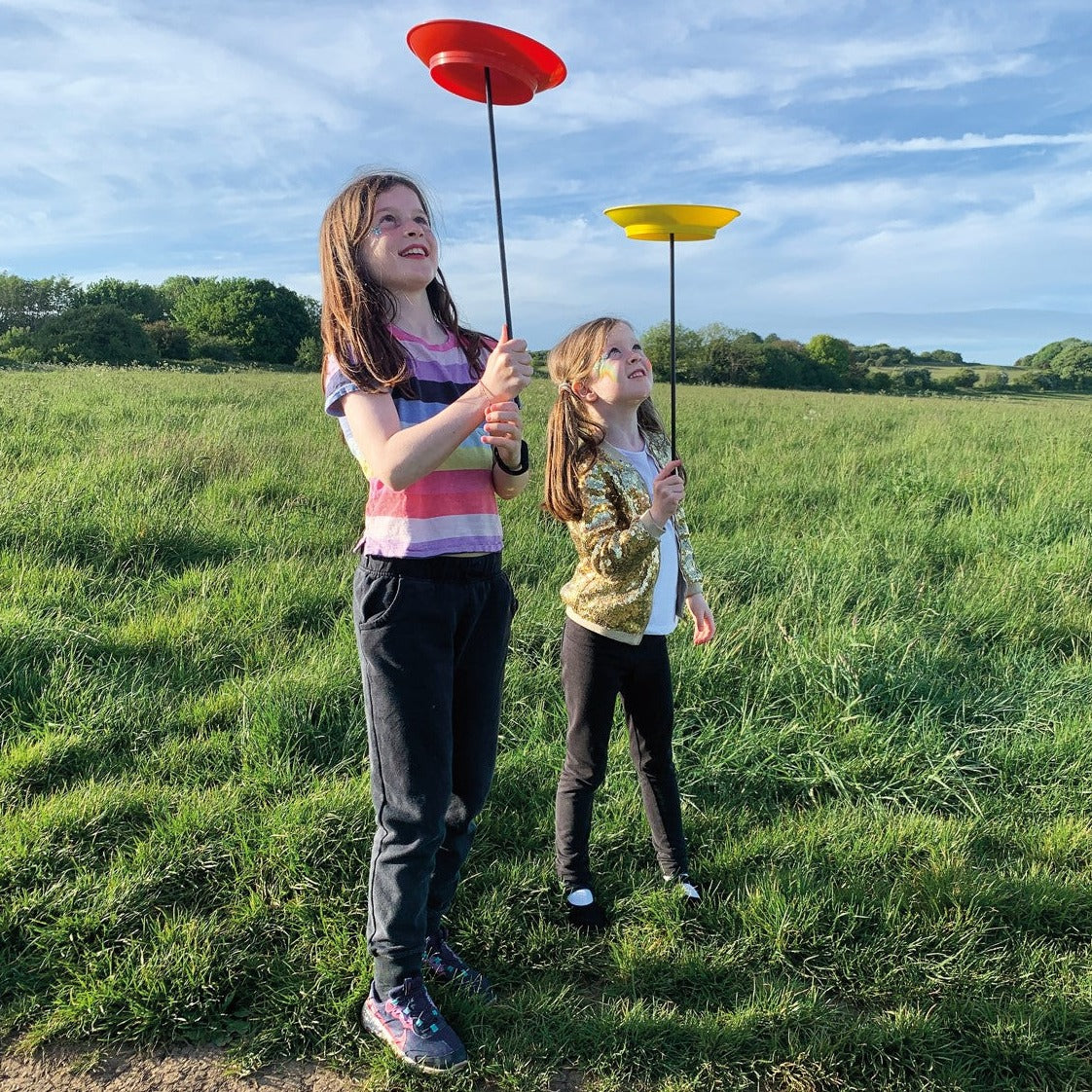 Status Spinning Plates with Stick – Firetoys US